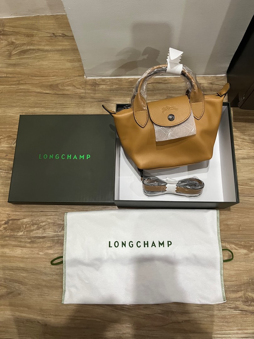 Brand New and Authentic Longchamp Le Pliage Cuir Mini, Women's Fashion ...