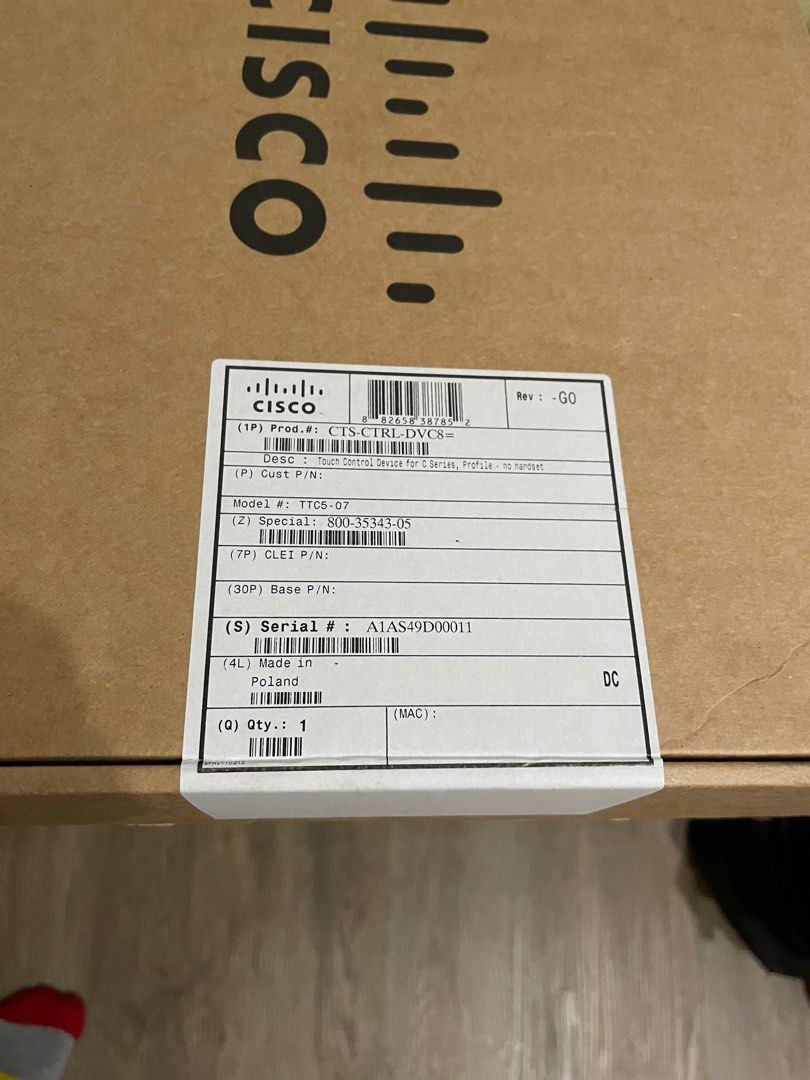 (Brand New) Cisco TelePresence 8 Touch Screen CTS-CTRL-DVC8, Computers ...
