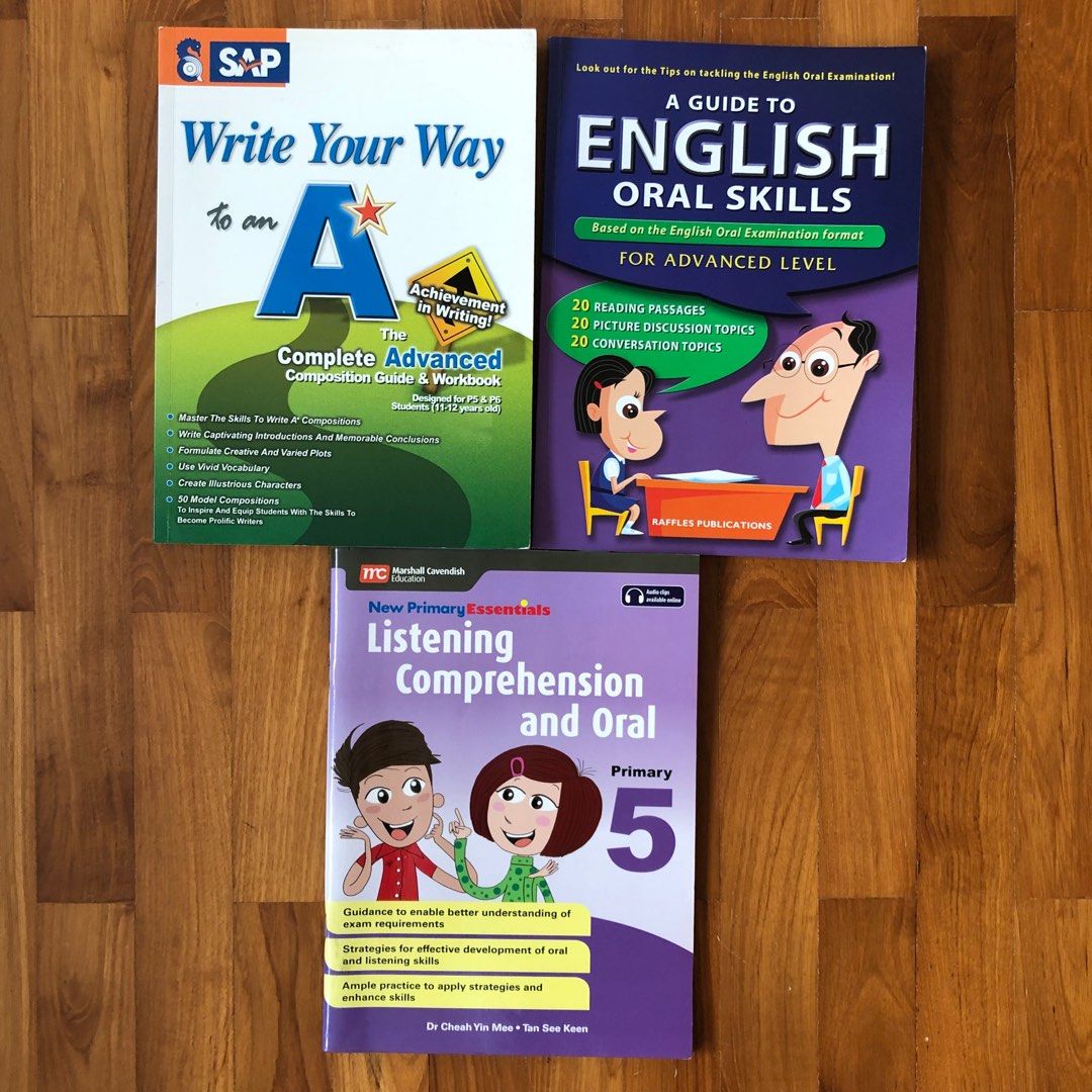 Brand new primary P2 P3 P4 P5 P6 assessment books English model ...