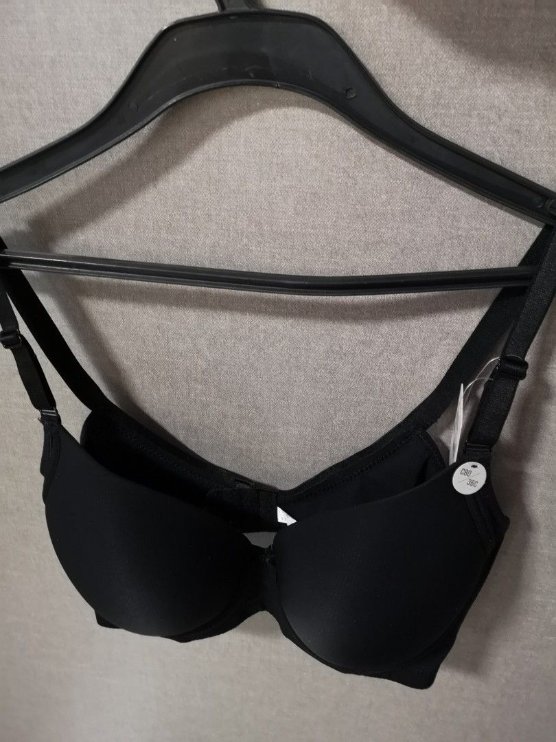 Sorella black bra C80 with under wired * BRAND NEW, Women's Fashion ...