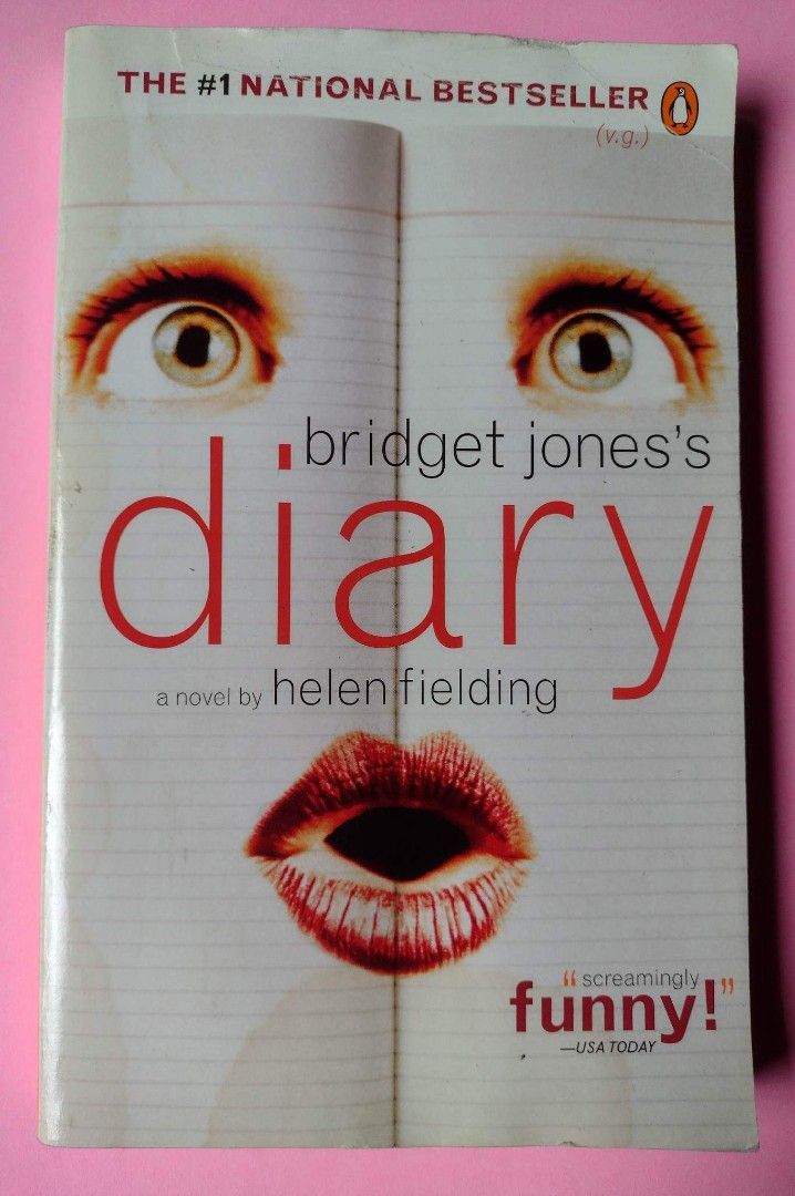 Bridget Jones Diary By Helen Fielding,265 Pages,Sotfbound, Hobbies ...