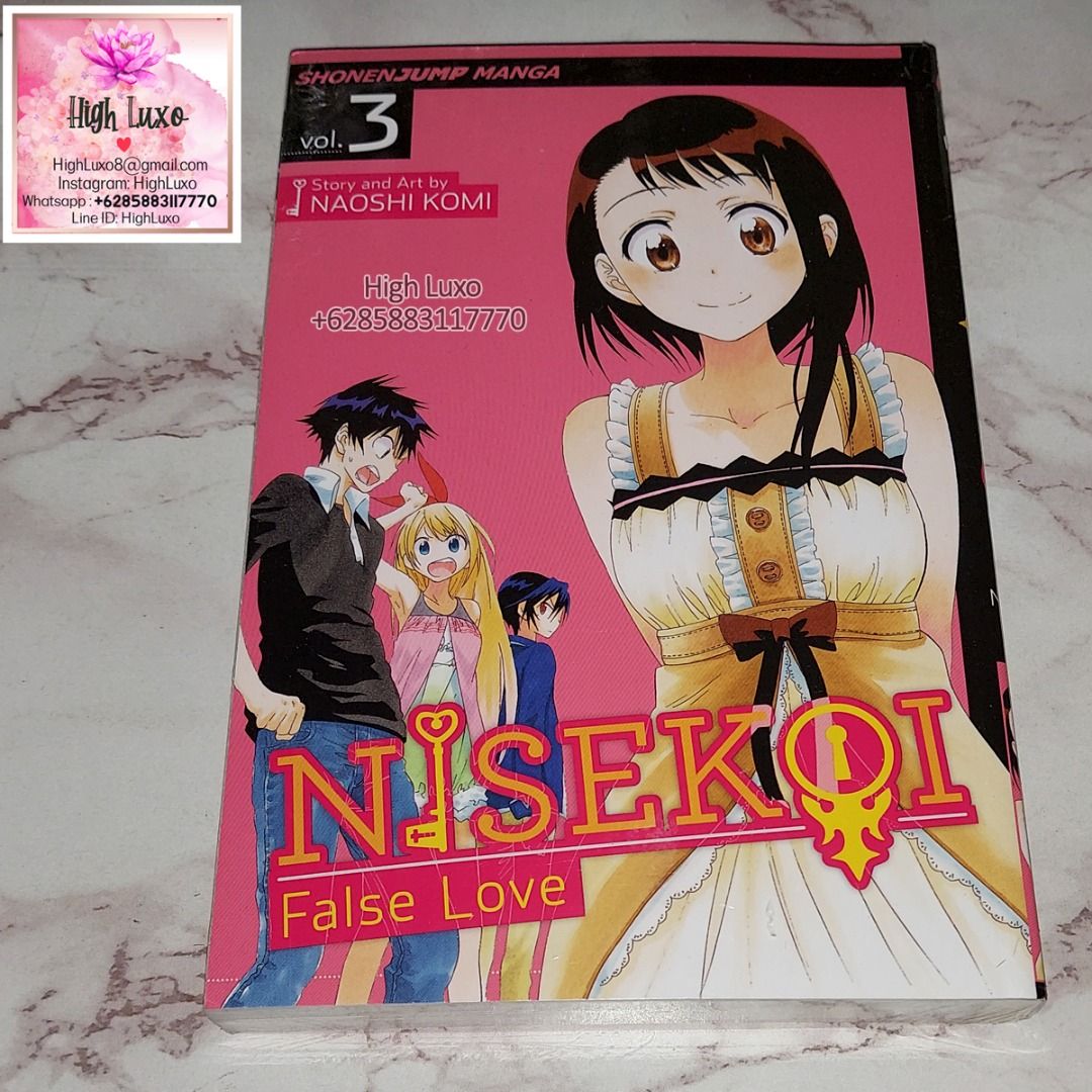 Buku Komik Nisekoi False Love Vol 3 English Comic Book Manga Seri IMPOR ...