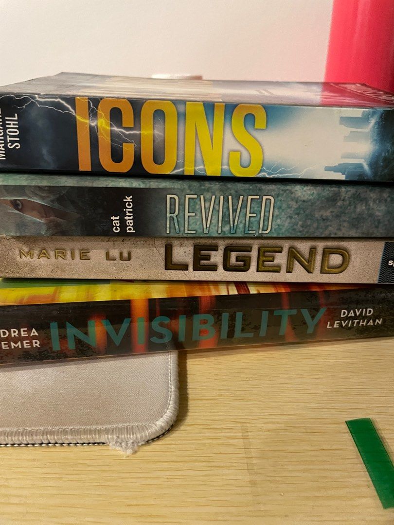 BUY ALL - FICTION BOOKS (Legend, Revived, Icons, Invisibility (HB ...