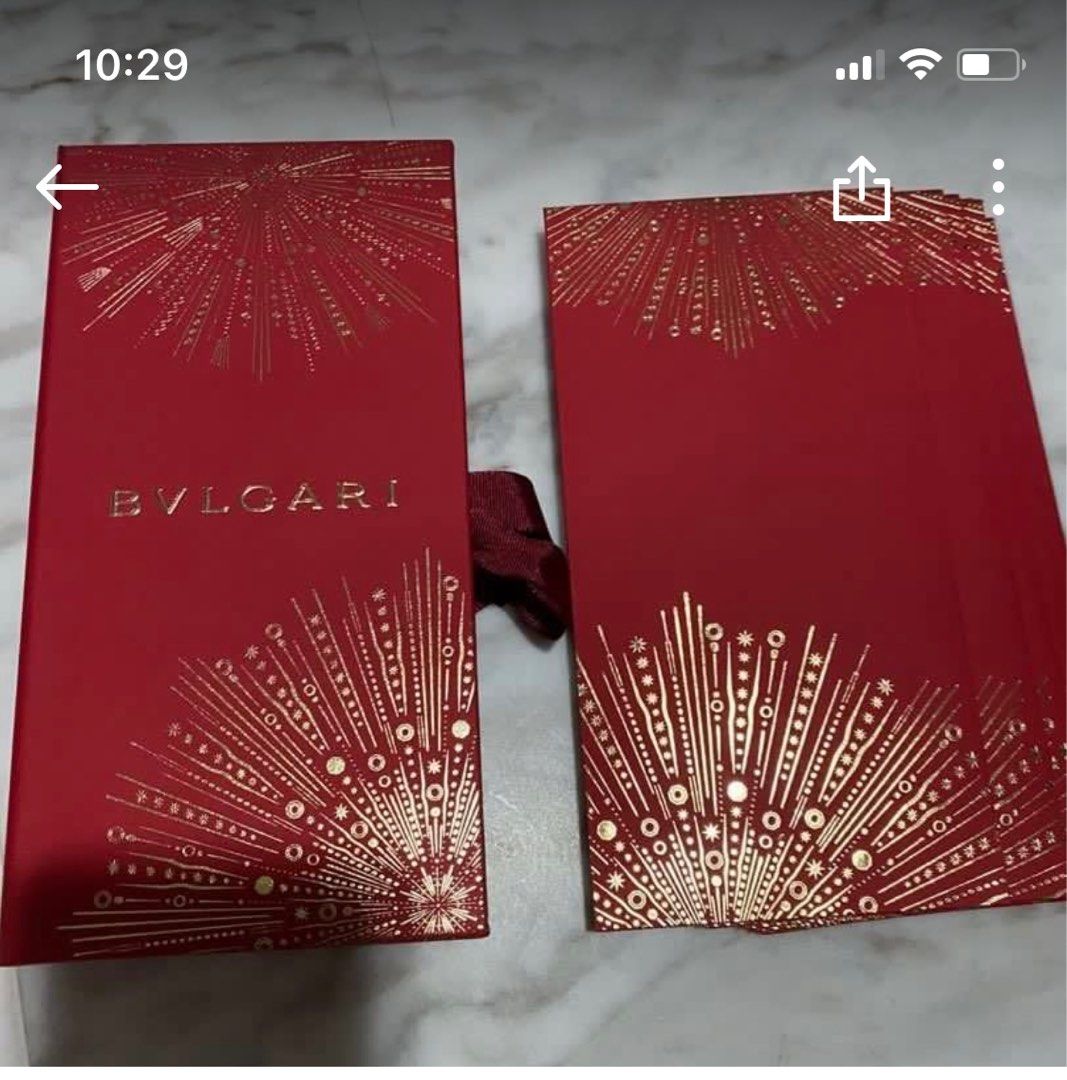 Bvlgari 2022 Red Packet, Luxury, Accessories on Carousell