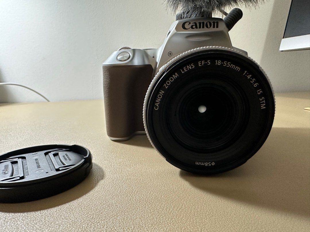 Canon EOS 200d-ii vintage silver limited edition (with BOYA mic ...