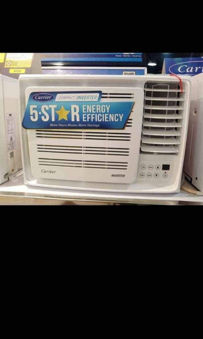 💥CARRIER WINDOW TYPE AIRCON OPTIMA/AURA/ICOOL/ INVERTER💥, TV & Home ...