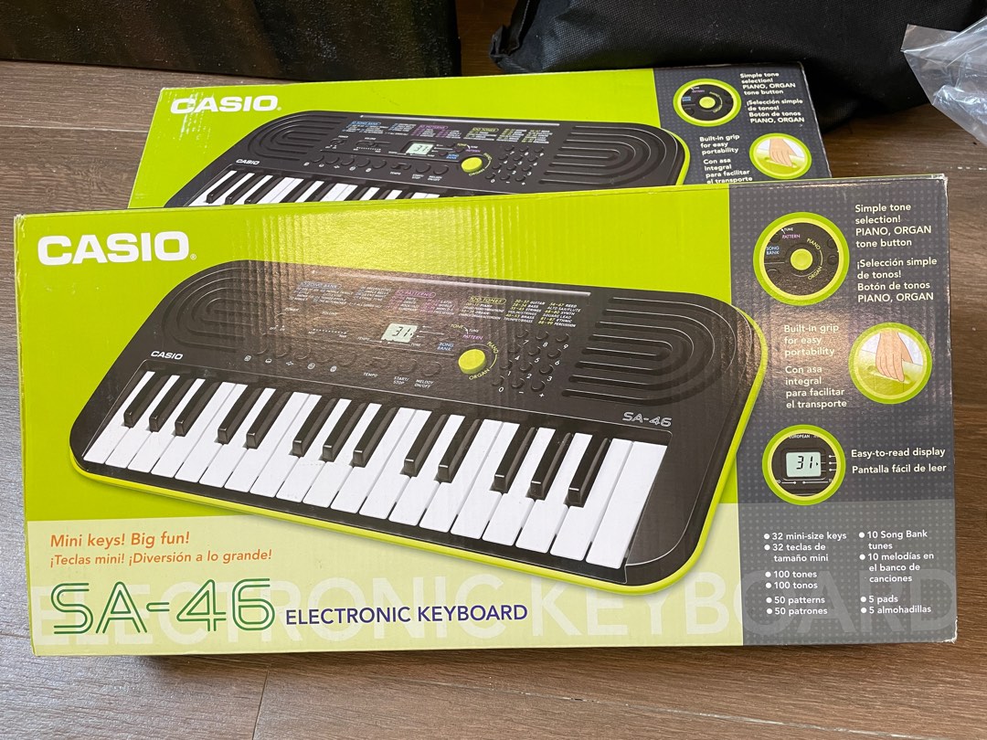 Casio 電子琴 SA-46, 興趣及遊戲, 音樂樂器 & 配件, 樂器 - Carousell