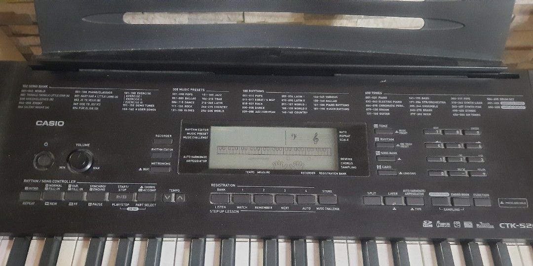 Casio Organ Piano, Hobbies & Toys, Music & Media, Musical Instruments ...