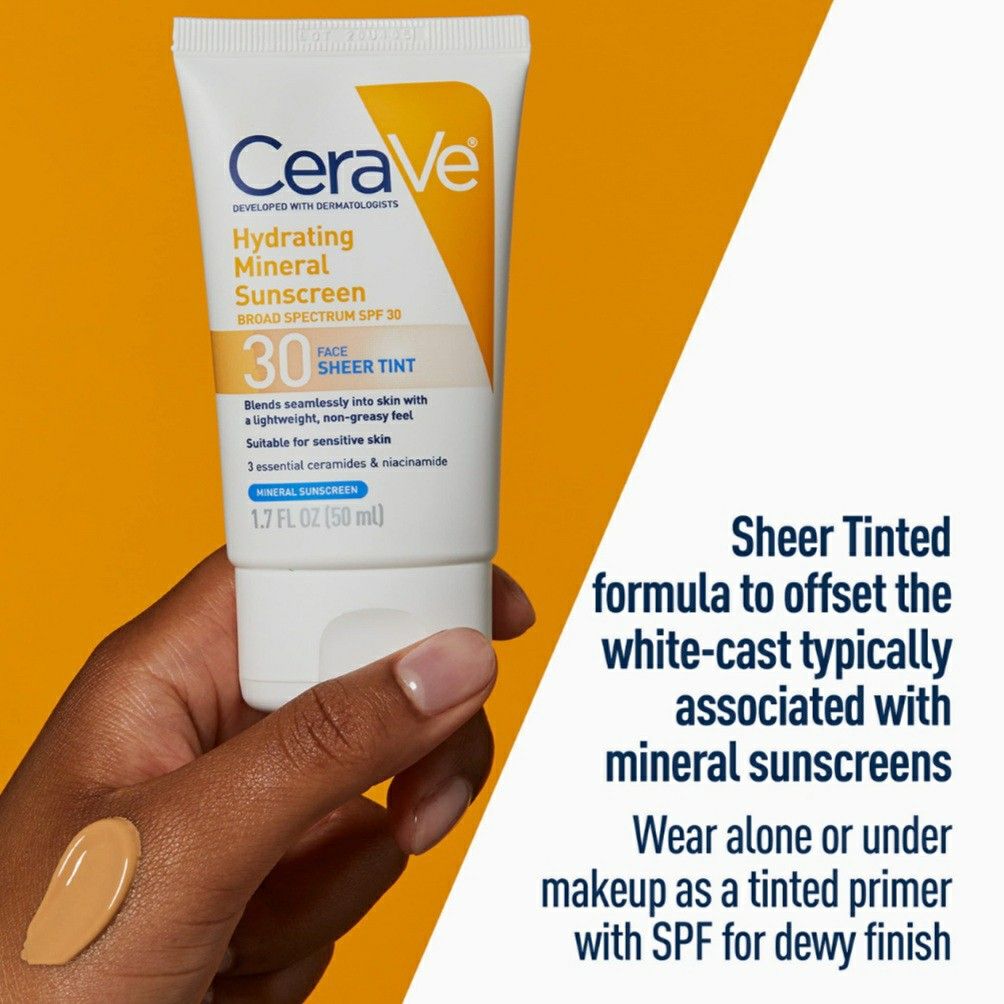 CeraVe Sunscreen- SPF30 Tinted & SPF50 Hydrating, Beauty & Personal Care, Face, Face Care on ...