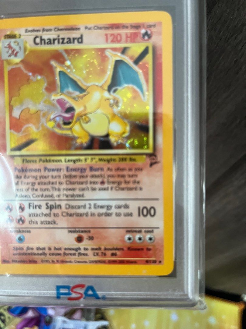 Charizard Base Set 2 Vintage with Swirl!, Hobbies & Toys, Toys & Games ...
