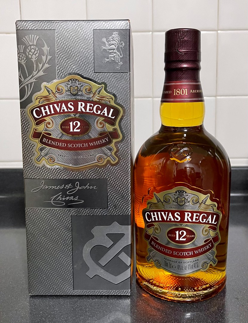 Chivas Regal 12 Years 750ml, Food & Drinks, Alcoholic Beverages on ...