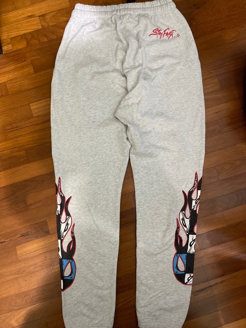 Chrome Hearts Matty Boy Flame Joggers, Men's Fashion, Bottoms, Joggers ...