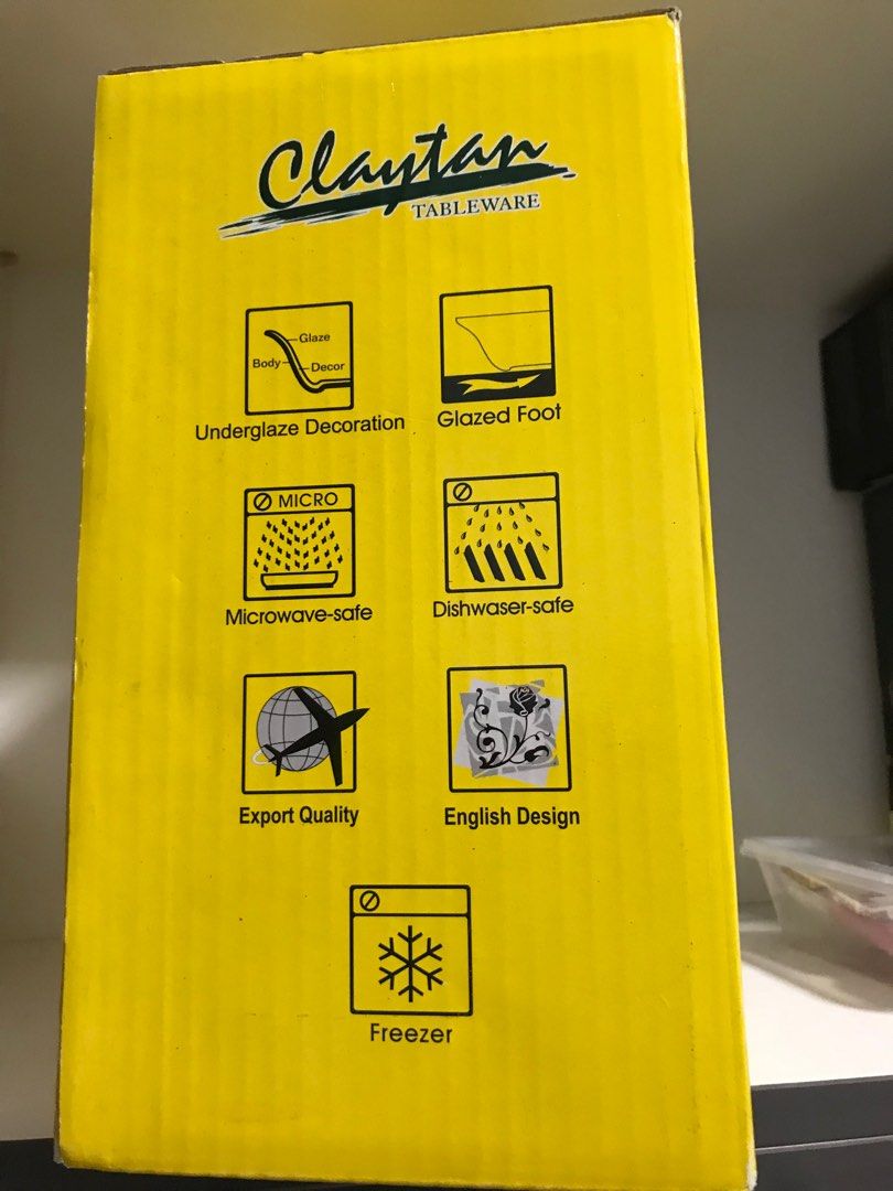 Claytan 14 piece Tea Set, Furniture & Home Living, Kitchenware ...