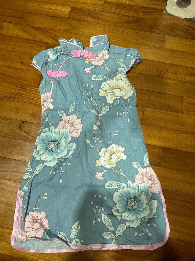 CNY Qipao cheongsum, Babies & Kids, Babies & Kids Fashion on Carousell