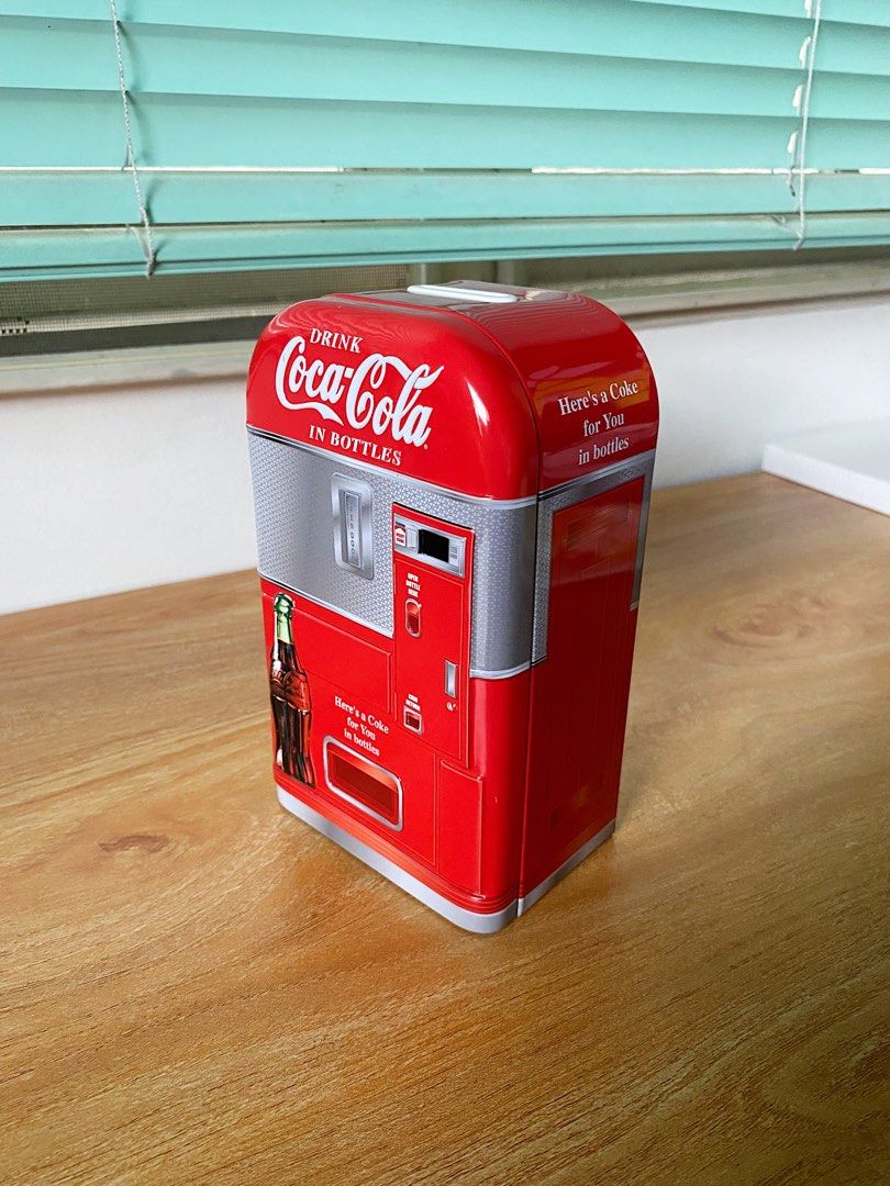 Coca Cola - Coke Vending Machine - The Tin Box Company - Storage Box ...