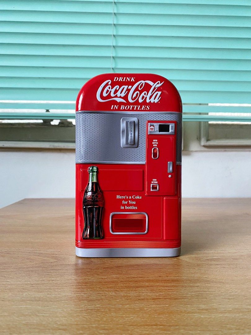 Coca Cola - Coke Vending Machine - The Tin Box Company - Storage Box ...