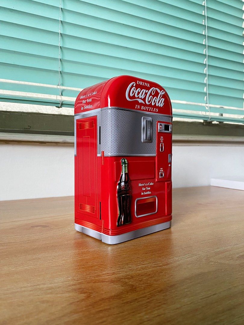 Coca Cola - Coke Vending Machine - The Tin Box Company - Storage Box ...