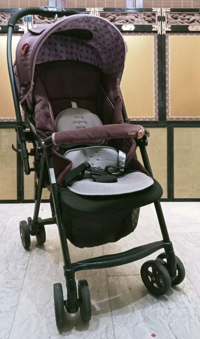 Combi Lightweight 2Way Handle Reclinable Stroller, Babies & Kids, Going ...