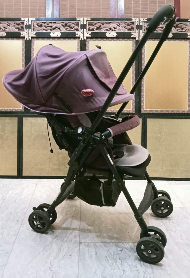 Combi Lightweight 2Way Handle Reclinable Stroller, Babies & Kids, Going ...