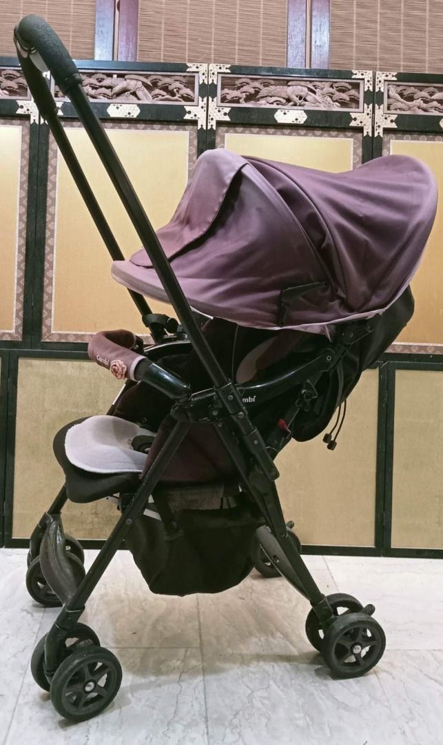 Combi Lightweight 2Way Handle Reclinable Stroller, Babies & Kids, Going ...