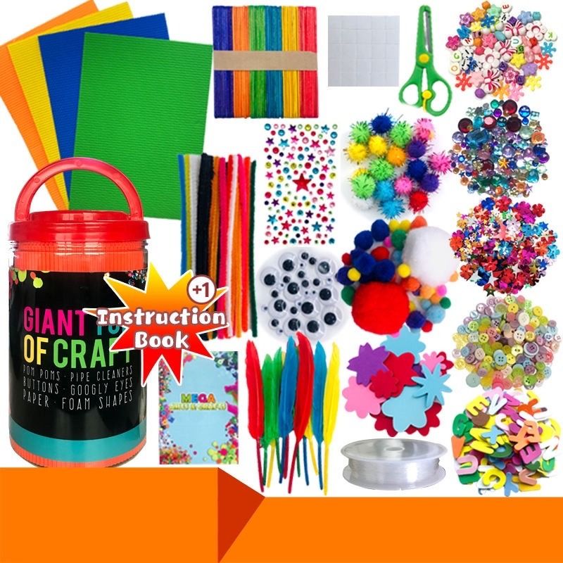 Complete DIY Art Supplies for Kids All in One Crafting School ...