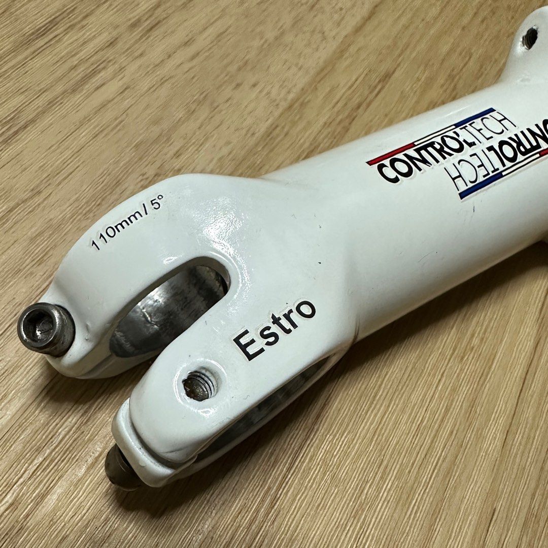 Controltech white stem 110mm, Sports Equipment, Bicycles & Parts, Parts ...