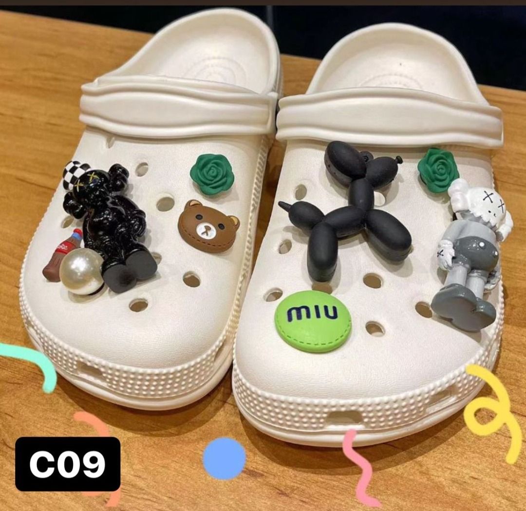 Crocs Shoes Jibbits Cute Design For Crocs (H0249), Men's Fashion ...