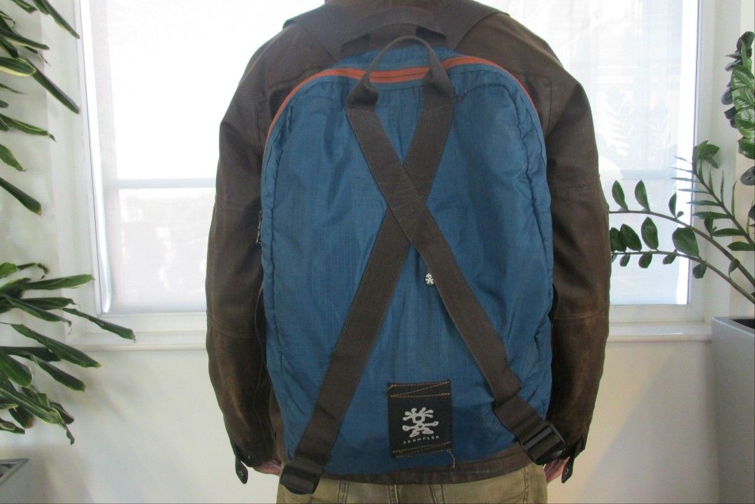 Crumpler Europe Imported Light Delight Backpack Blue, Men's Fashion ...