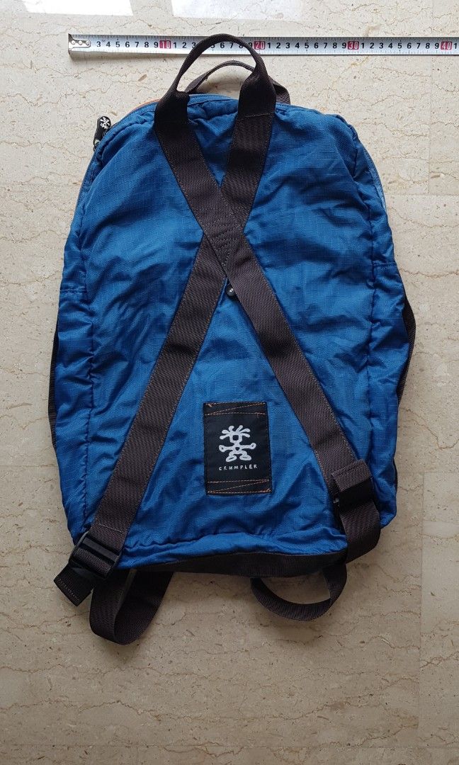 Crumpler Europe Imported Light Delight Backpack Blue, Men's Fashion ...