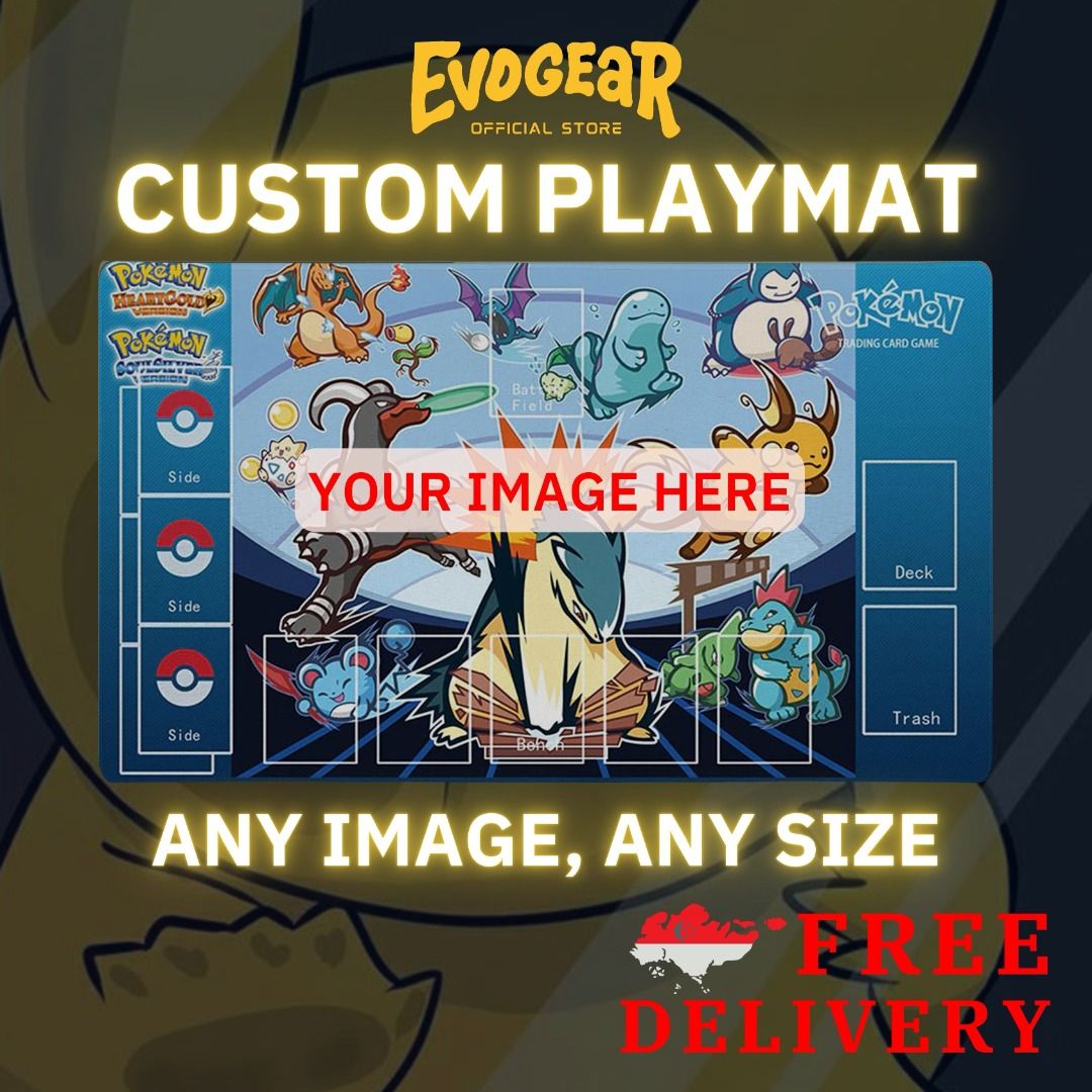 Custom Playmat | Any Image & Size | FREE DELIVERY, Computers & Tech ...
