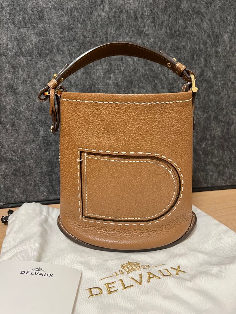 Delvaux pin bucket mini, 名牌, 手袋及銀包 - Carousell