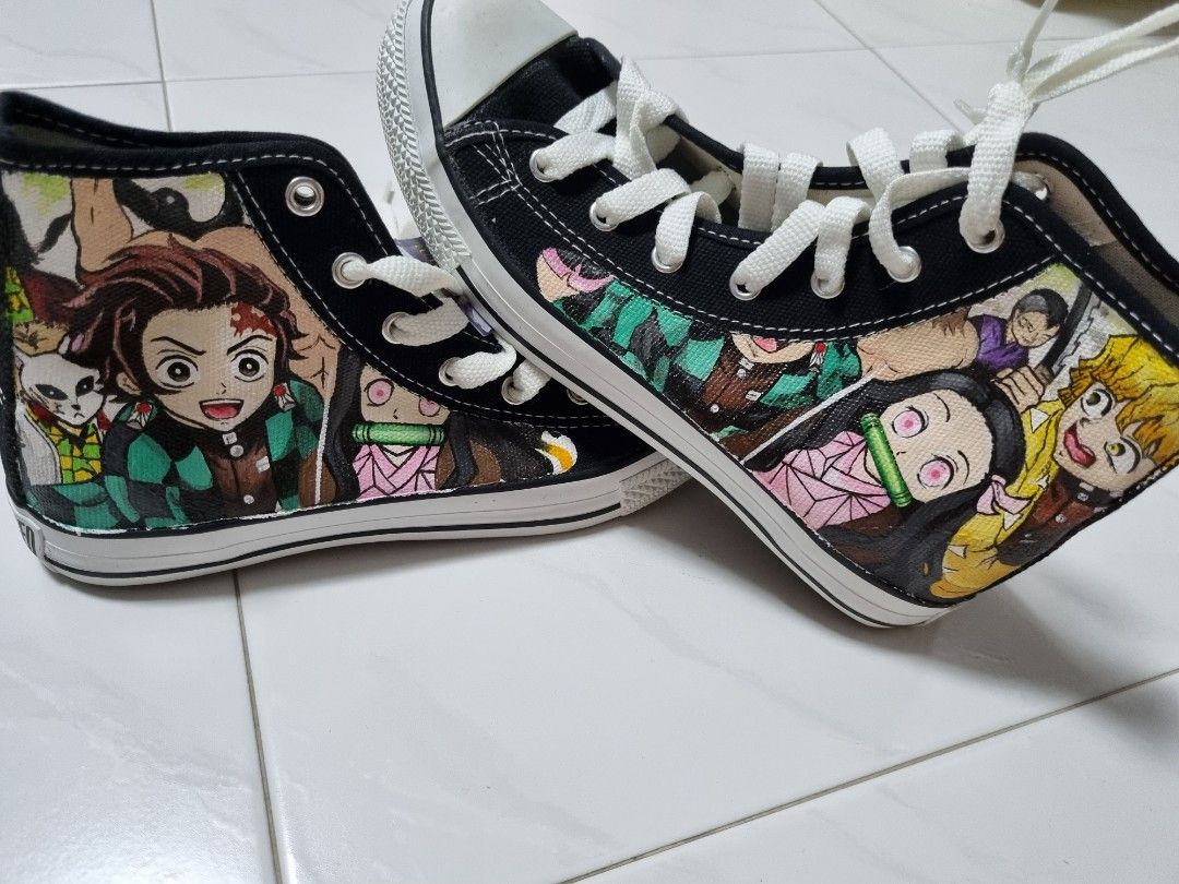 Demon slayer high cut shoe, Babies & Kids, Babies & Kids Fashion on ...
