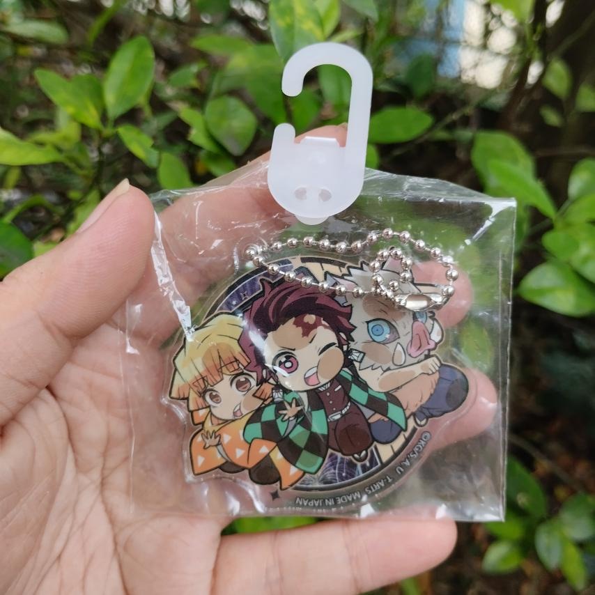 Demon Slayer Tanjiro, Zenitsu, and Inosuke Acrylic Keychain, Hobbies ...
