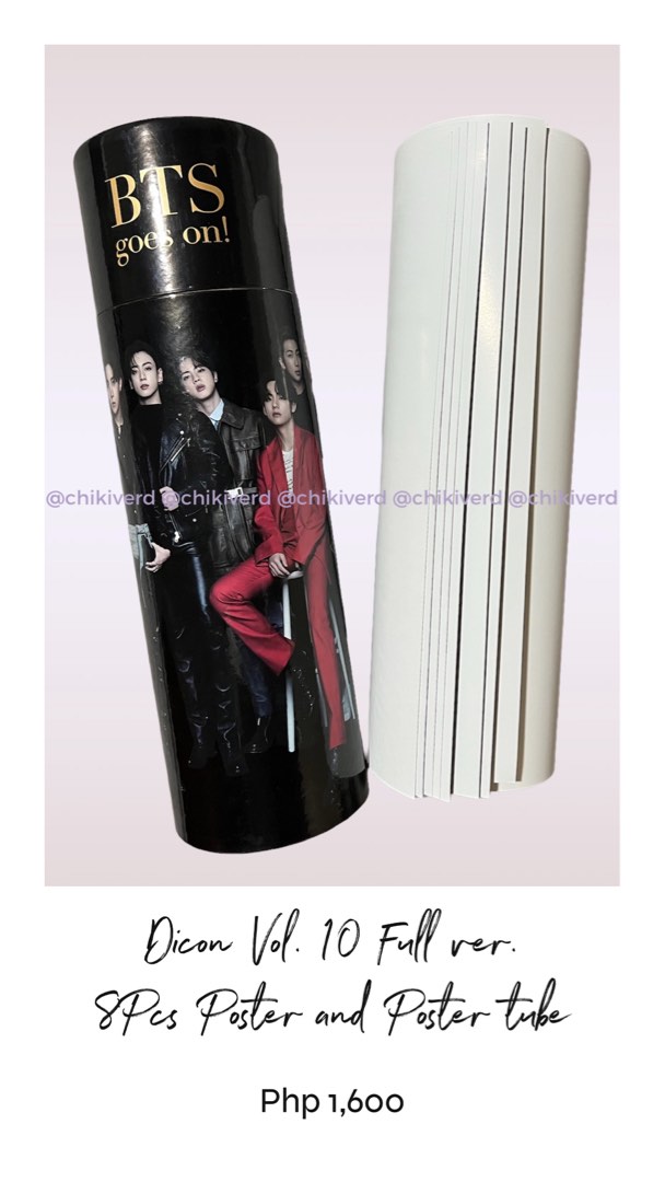Dicon Vol. 10 Full ver. 8Pcs Poster and Poster tube, Hobbies & Toys ...