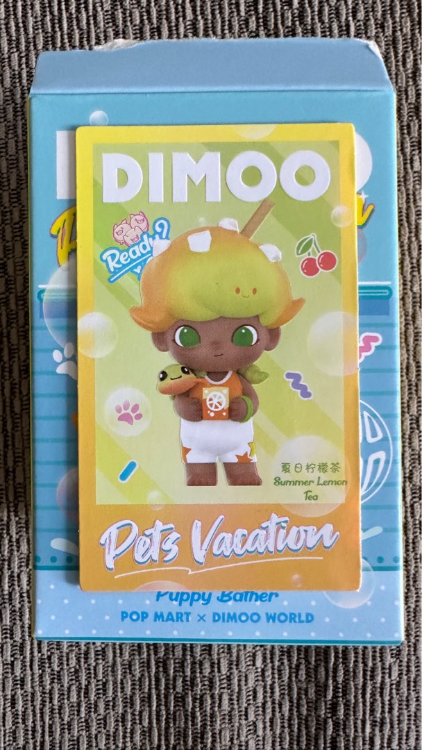 POPMART Dimoo Summer Lemon Tea, Hobbies & Toys, Toys & Games on Carousell