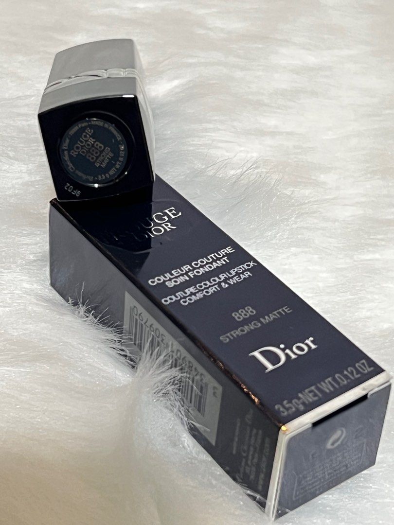 DIOR ROUGE Lipstick in 888 shade, Beauty & Personal Care, Face, Makeup ...