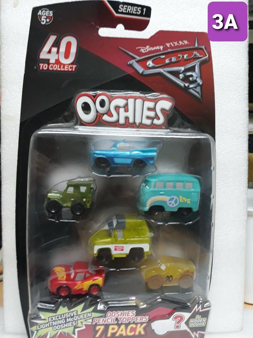 Disney Cars 3, Series 1, Ooshies Pencil Topper set of 7 | Rare ...