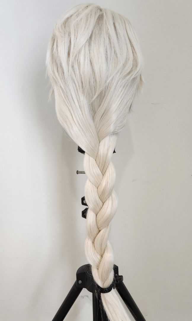 Disney Princess Frozen Elsa Light Ice Blonde Cosplay Costume Wig ...