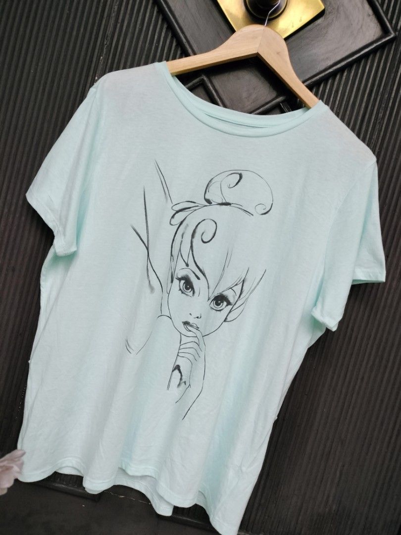 Disney Tinkerbell Top, Women's Fashion, Tops, Shirts on Carousell