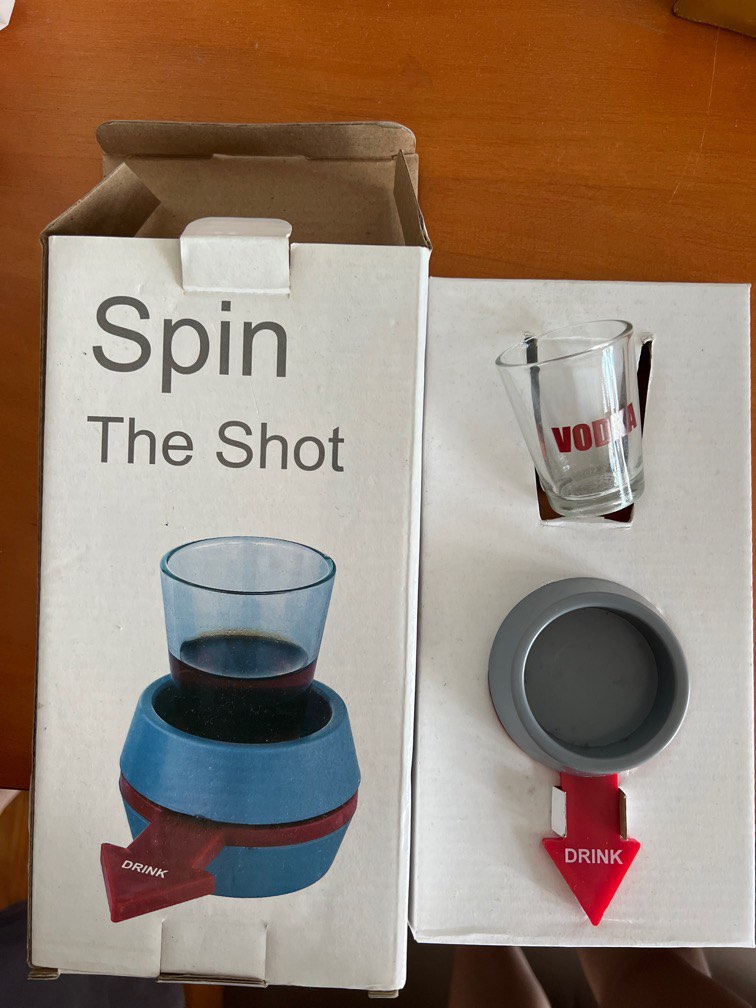 Drinking game spin shot party arrow alcohol, Hobbies & Toys, Toys ...