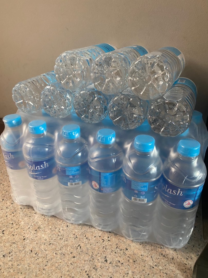 Drinking water bottle, Food & Drinks, Beverages on Carousell