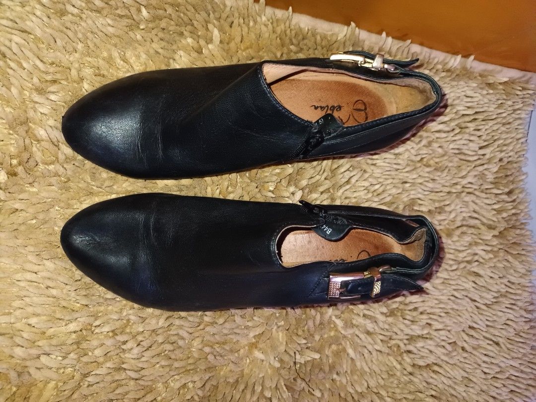 EBLAN Leather High Heels, Women's Fashion, Footwear, Heels on Carousell