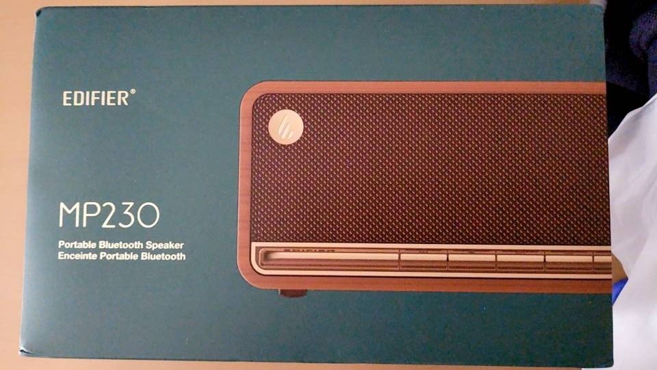 Edifier MP230 Vintage Speaker Portable Bluetooth 5.0 Retro Buttons Wooden Enclosure Classic ...