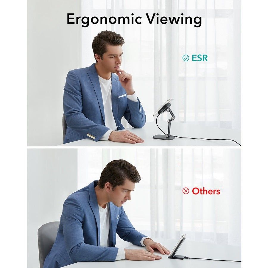 ESR HaloLock Adjustable Wireless Charging Stand MagSafe. IPhone, Mobile ...