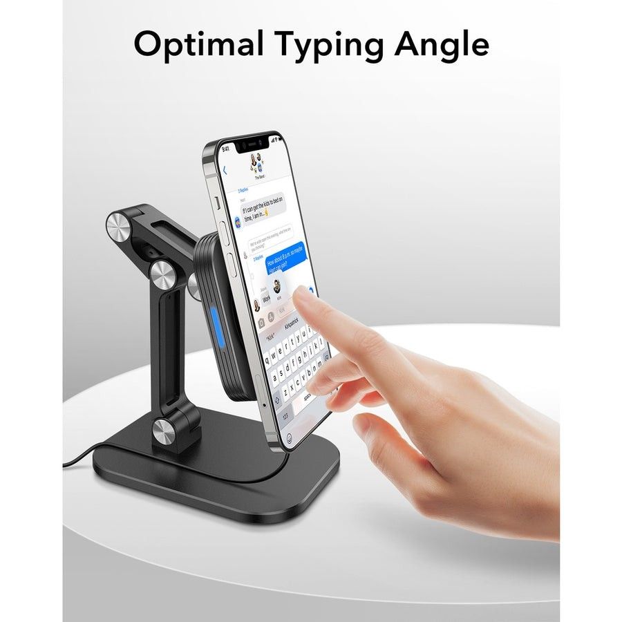 ESR HaloLock Adjustable Wireless Charging Stand MagSafe. IPhone, Mobile ...