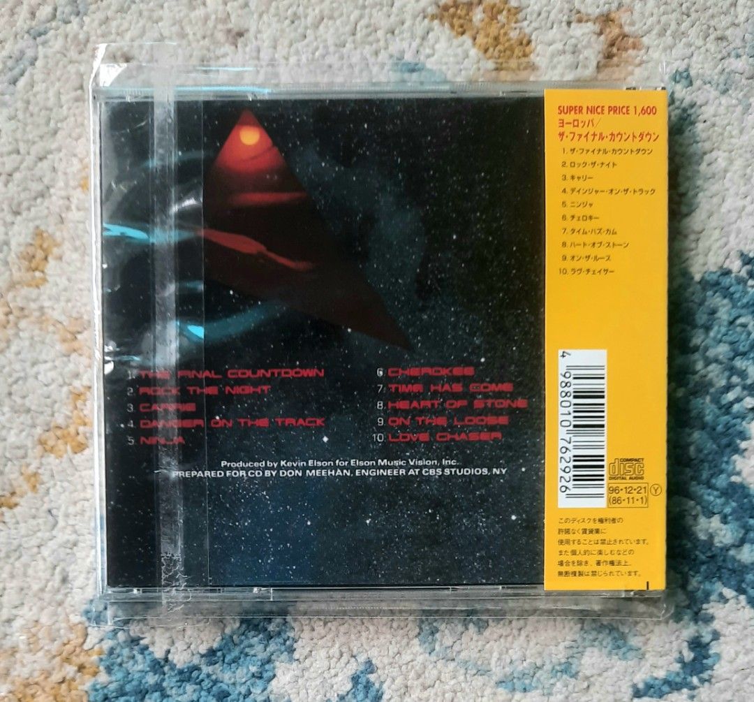 Europe - The Final Countdown, Hobbies & Toys, Music & Media, CDs & DVDs ...