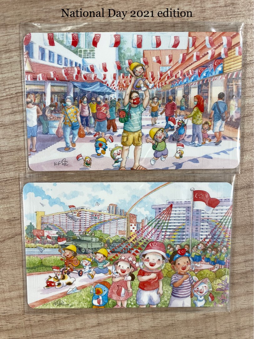 EZ-link Card- Lee Kow Fong (or Ah Guo). National Day 2021 and Chinese ...