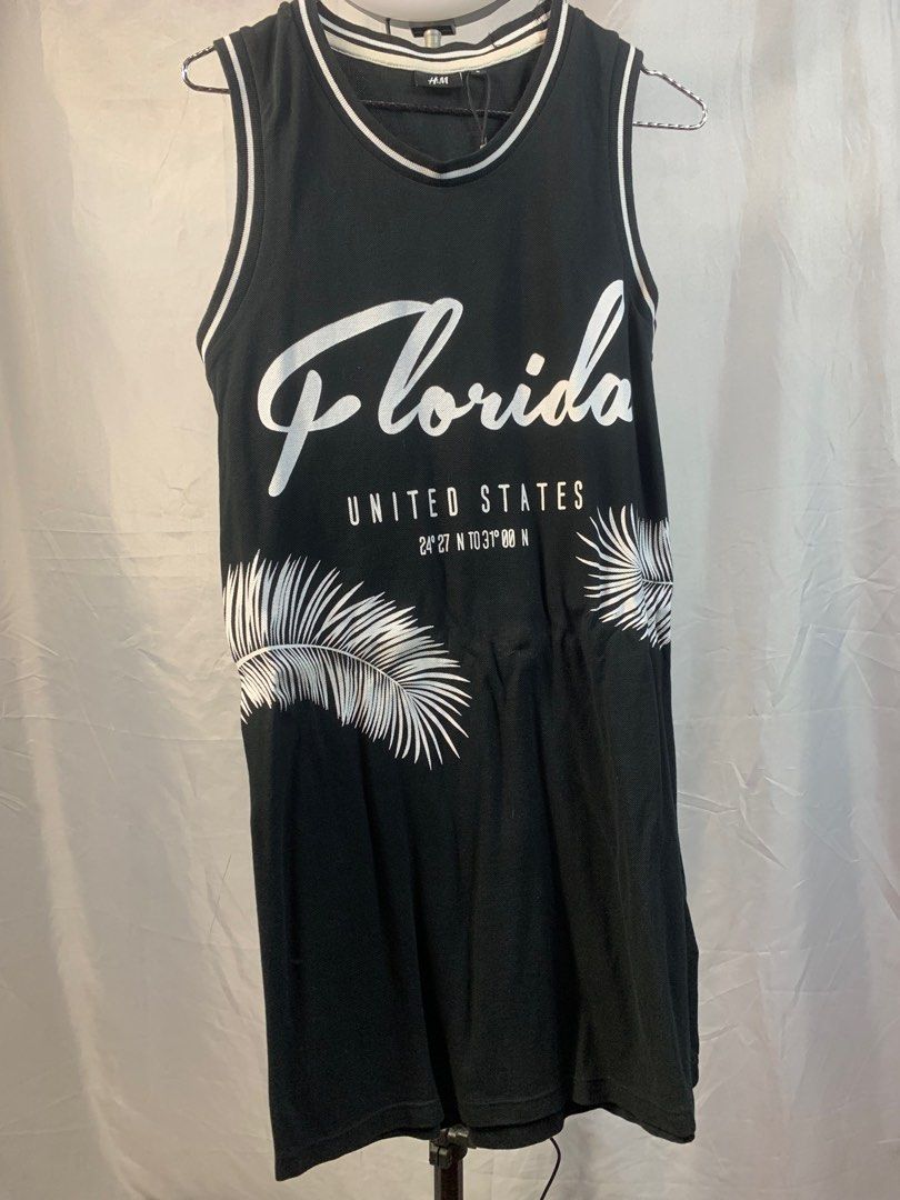 Florida sleeve less dress black white long top beach summer, Women's ...