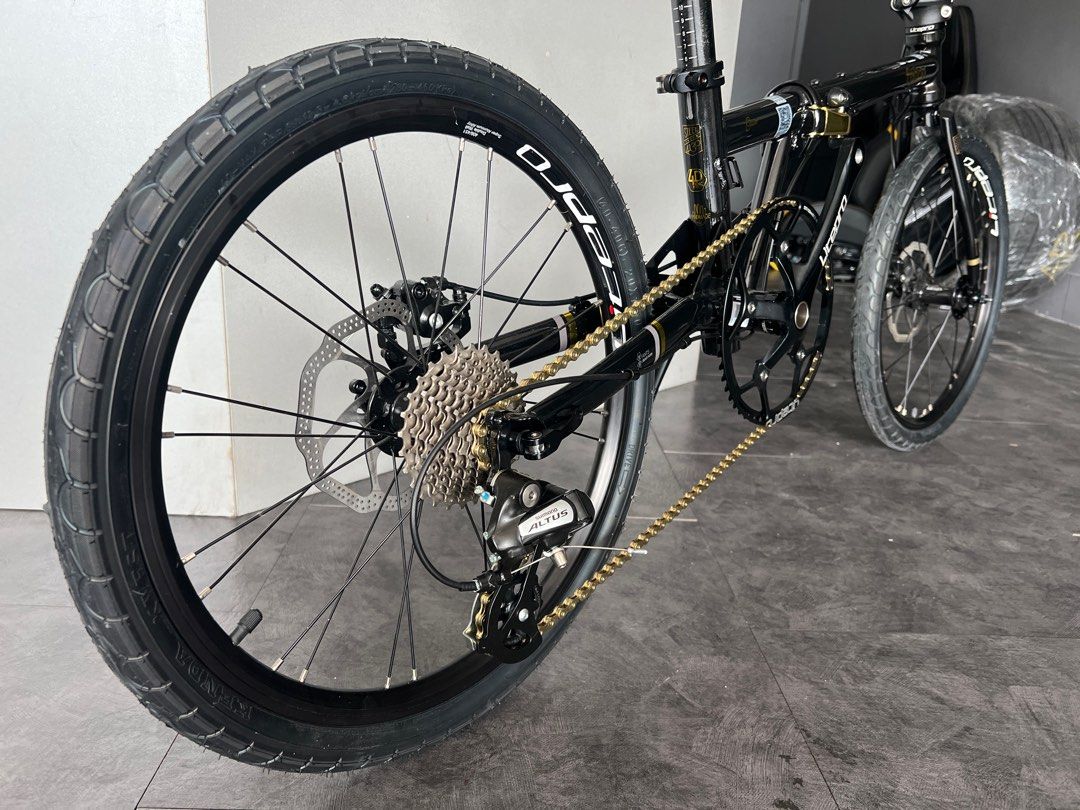 Fnhon gust 20inch black gold, Sports Equipment, Bicycles & Parts ...