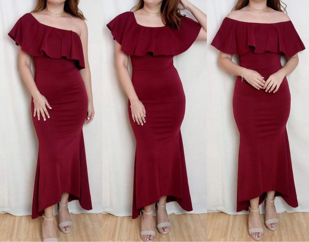 Formal Mermaid 4 Way Dress, Women's Fashion, Dresses & Sets, Dresses on ...